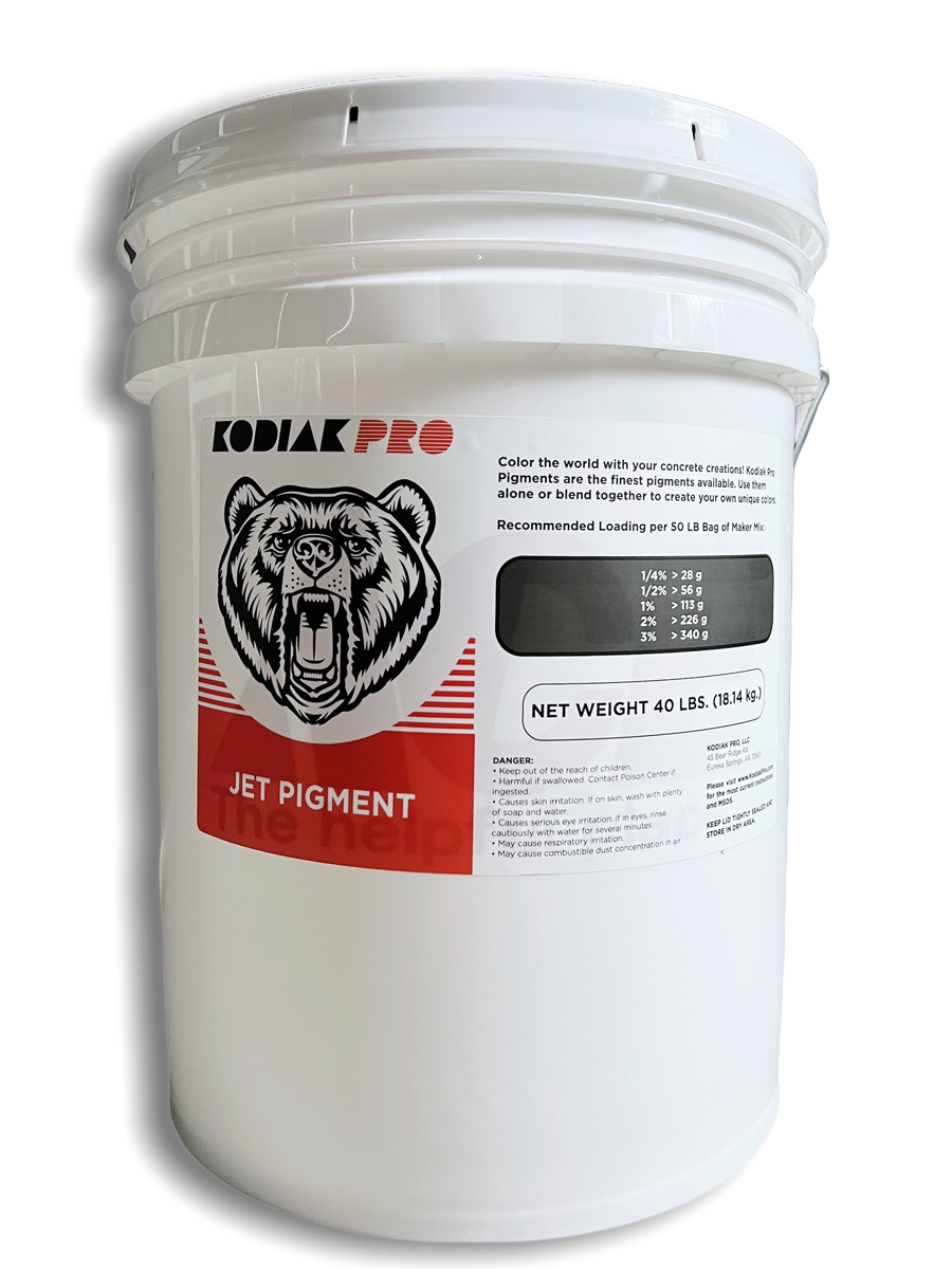 JET Concrete Pigment / 40 LBS – Kodiak Pro, LLC